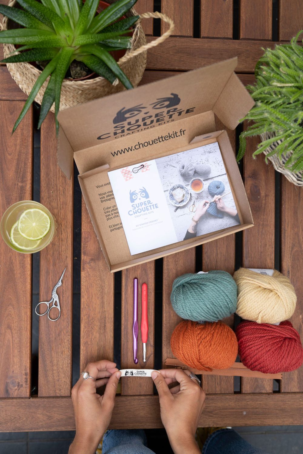 Kit Starter - Kit pour apprendre les bases du crochet - Niveau débutant