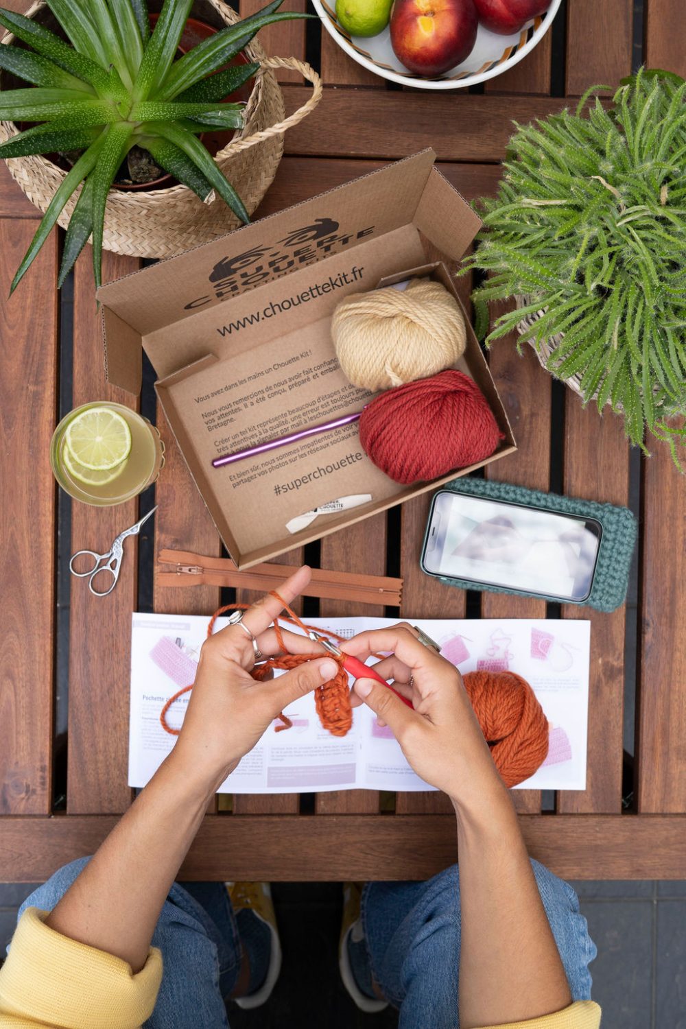 Kit Starter - Kit pour apprendre les bases du crochet - Niveau débutant